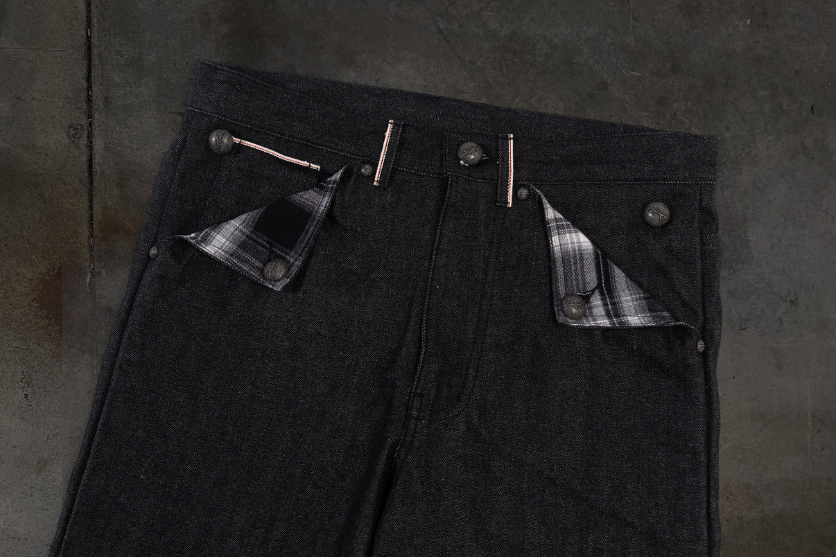 JAPANESE SELVEDGE SLUB DENIM (COAL) – ditch