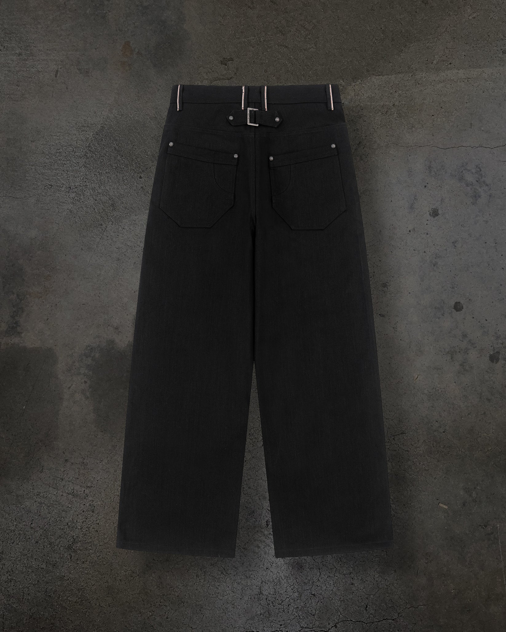 JAPANESE SELVEDGE SLUB DENIM (JET BLACK) – ditch
