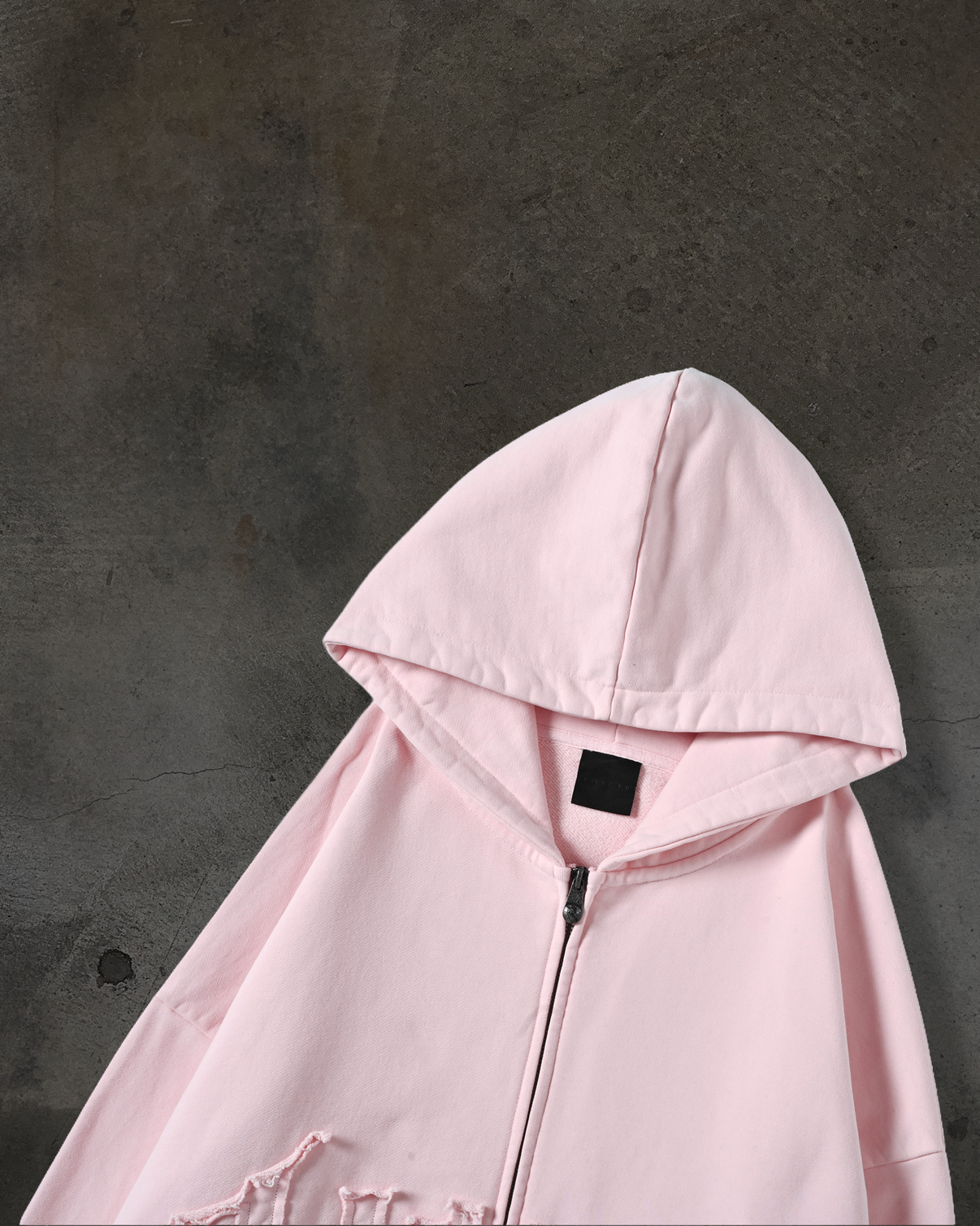 ARCH LOGO ZIPUP (BABY PINK) – ditch