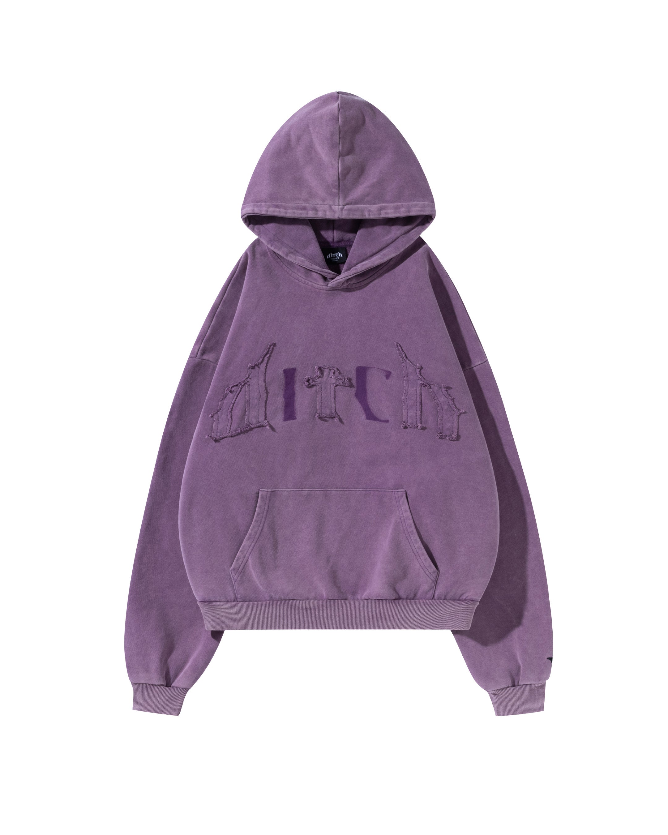 Missing Patch Pullover Purple Ditch
