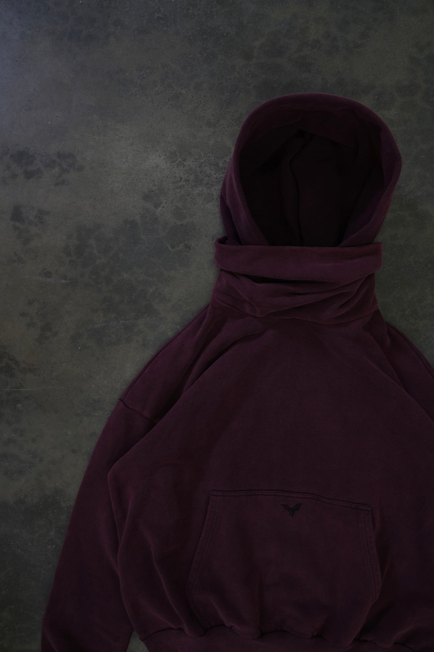 MASKED HOODIE (CRIMSON) – ditch